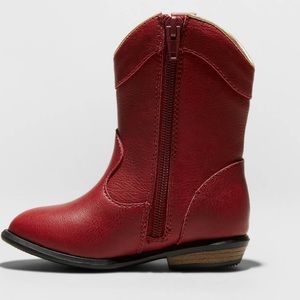 Cat & Jack | Shoes | Toddler Girls Anika Western Boots Cat Jack Red ...